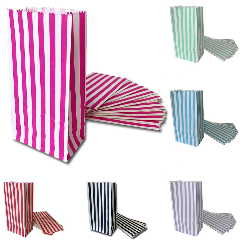 Blue Stripe Lolly Bag - 10 Pack - Paper – Party Plaza - Event Supplies Blue Stripe Lolly Bag - 10 Pack - Paper – Party Plaza - Event Supplies