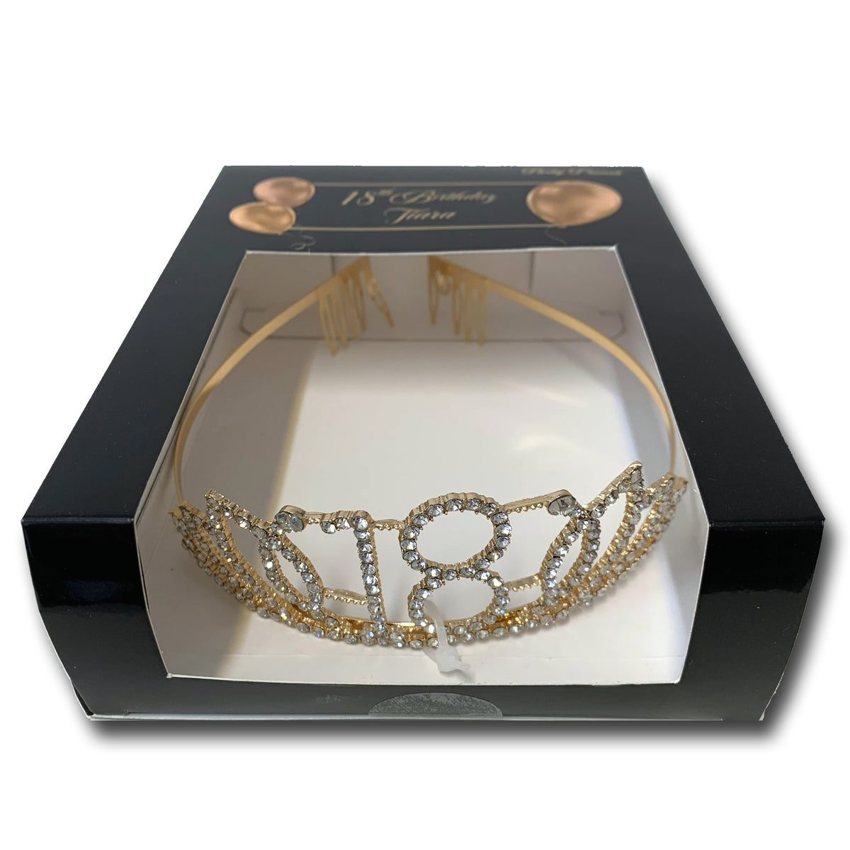 18th Birthday Tiara - Gold – Party Plaza - Event Supplies